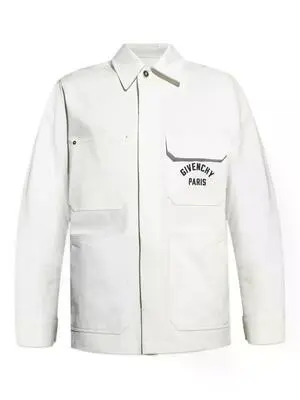 Givenchy Logo-embroidered Shirt Jacket