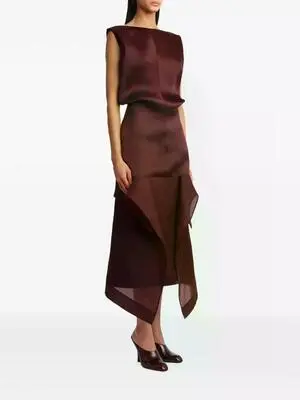 Khaite Toma Mini Dress - Red