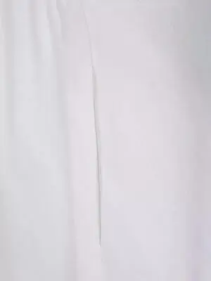 Emporio Armani Pleated-front Straight Trousers - Neutrals