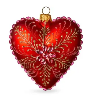 Harrods Heart-shaped Bauble - Red