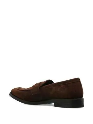 Paul Smith Penny-strap Suede Loafers