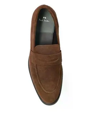 Paul Smith Penny-strap Suede Loafers