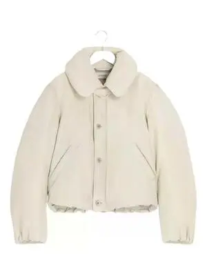 LEMAIRE Bubble-collar Puffer Jacket - Neutrals