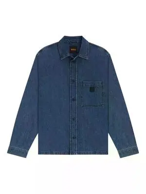 BOSS Patch-pocket Denim Shirt