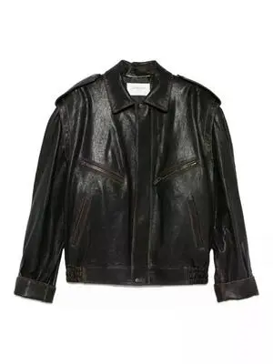 Saint Laurent Leather Zip-fastening Jacket