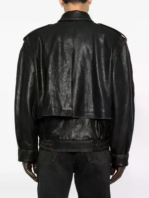Saint Laurent Leather Zip-fastening Jacket