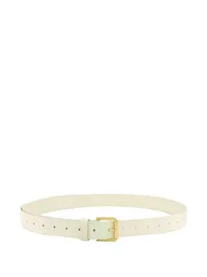Givenchy Metal-Tip Leather Belt Neutrals