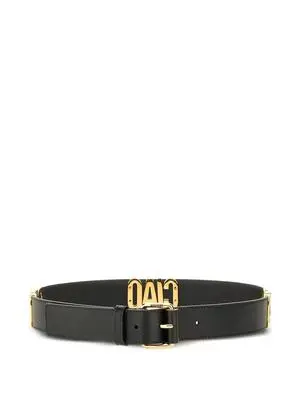 Moschino Leather Belt - Black