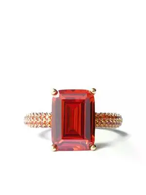 IZABEL DISPLAY Mega Rectangle Ring - Gold