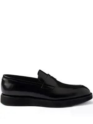 Prada Leather Penny Loafers