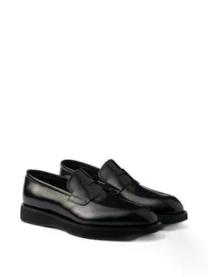 Prada Leather Penny Loafers