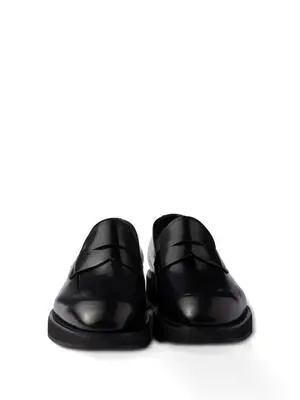 Prada Leather Penny Loafers