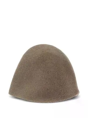 UMA WANG Wool Beanie Hat - Brown