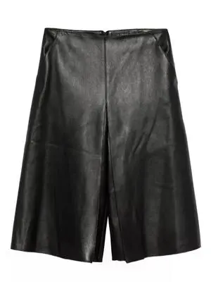 David Koma Leather Culottes