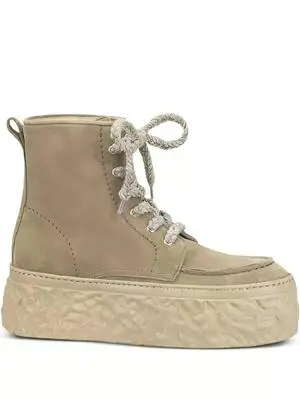 Agl Lace-up Platform Boots