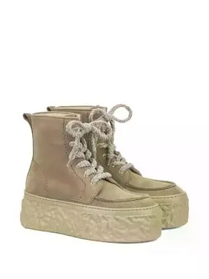Agl Lace-up Platform Boots