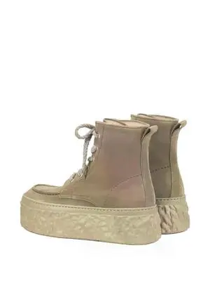 Agl Lace-up Platform Boots