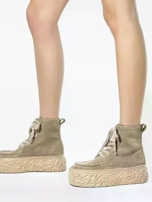 Agl Lace-up Platform Boots
