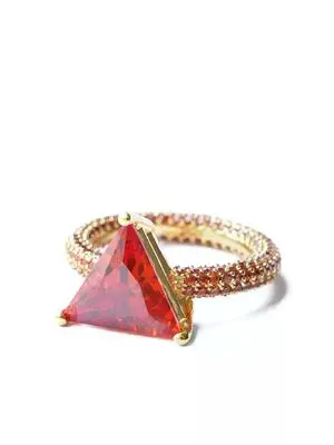 IZABEL DISPLAY Mega Triangle Gemstone Ring
