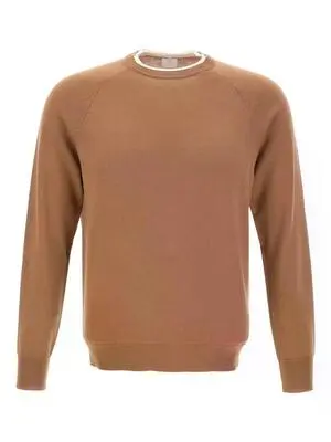 Eleventy Ribbed-hem Wool Sweater