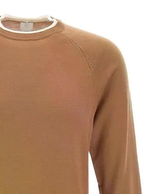 Eleventy Ribbed-hem Wool Sweater