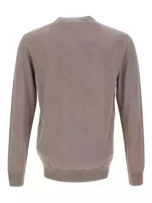 Eleventy Crew-neck Ribbed Sweater
