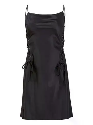 FLEUR DU MAL Ella Mini Dress - Black