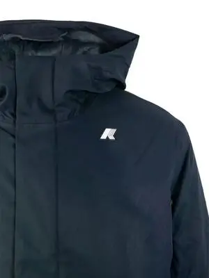 K-WAY Hooded Zip-front Jacket