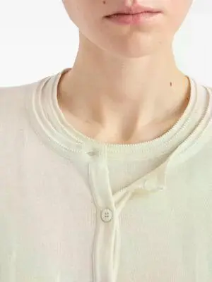 Prada Long-sleeves Button Cardigan