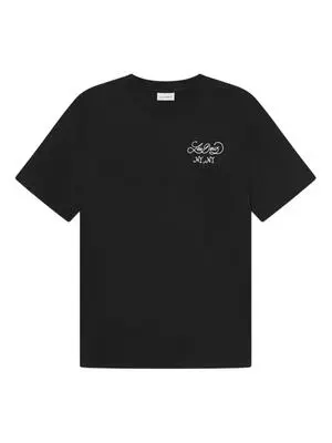 LES DEUX Apple-print Cotton T-shirt