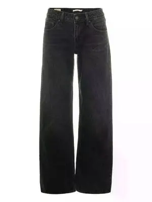 LEVI'S Low-rise Wide-leg Jeans - Black