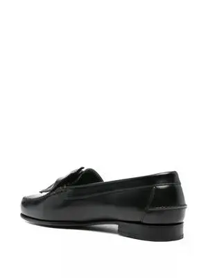 Hereu Bow-detail Loafers - Black