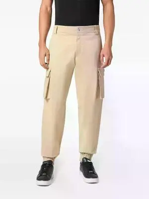Philipp Plein Logo-plaque Cargo Trousers - Neutrals