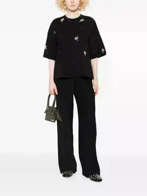 FORTE_FORTE Plissé Crepe Trousers