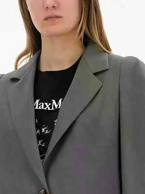 Max Mara Padded-shoulder Blazer