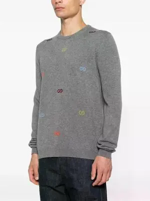 Gucci Embroidered Logo Sweater