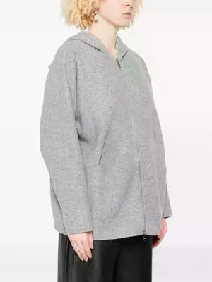 Max Mara Zip-up Wool-blend Hoodie