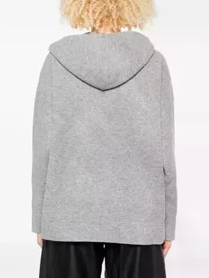 Max Mara Zip-up Wool-blend Hoodie