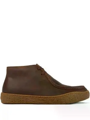 Camper Leather Lace-up Boots - Brown