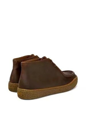 Camper Leather Lace-up Boots - Brown