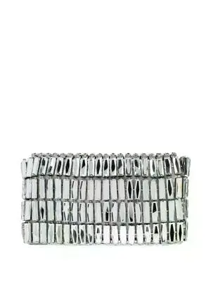 SELF-PORTRAIT Mini Bow-embellished Clutch