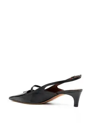 Maison Kitsuné Pointed-toe Slingback Pumps