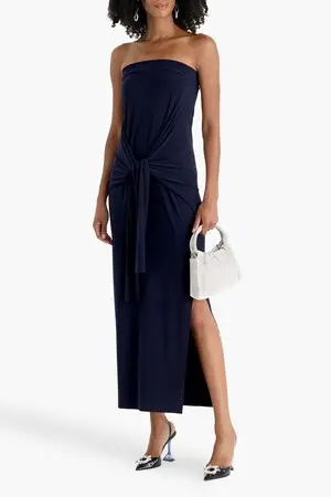 Norma Kamali Strapless Stretch-jersey Maxi Dress