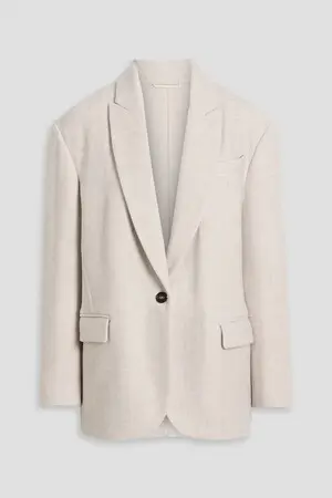 Brunello Cucinelli Cashmere And Cotton-blend Blazer