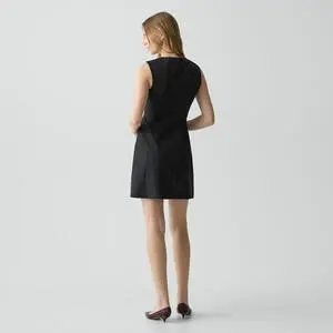 Theory Wrap Blazer Dress In Stretch Wool