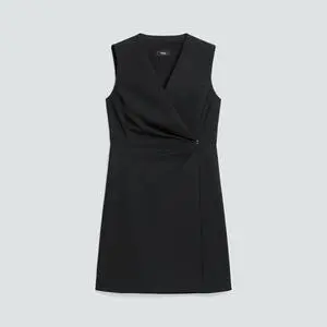 Theory Wrap Blazer Dress In Stretch Wool
