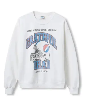 Junk Food Clothing Grateful Dead Flea Market Fleece Sweatshirt - White
