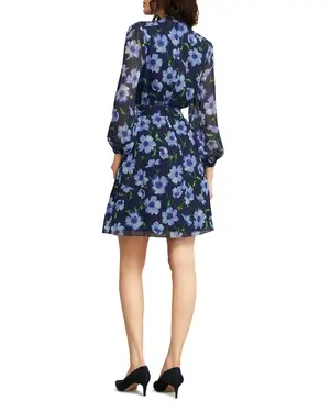 HOBBS LONDON Gracie Floral Print Midi Dress