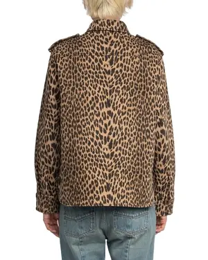 Zadig&Voltaire Taskam Leopard Denim Jacket