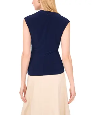 1.State Draped Sleeveless Top